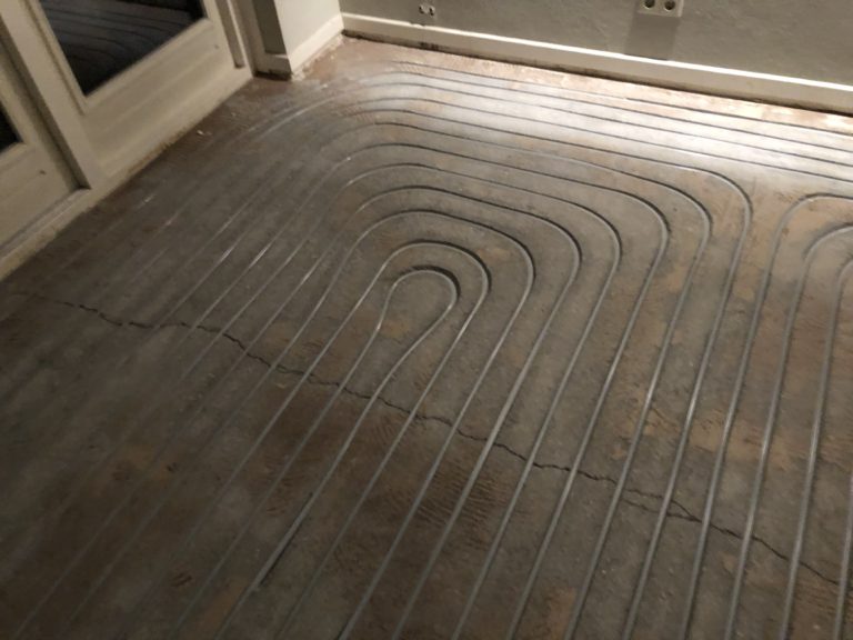 Vloerverwarming frezen – Vloerfrees
